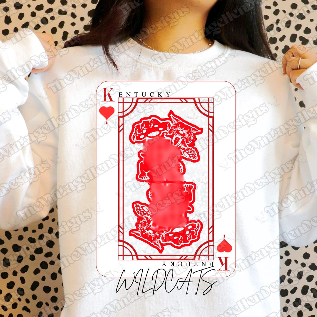 Kentucky Wildcats Valentines Card Png - Etsy