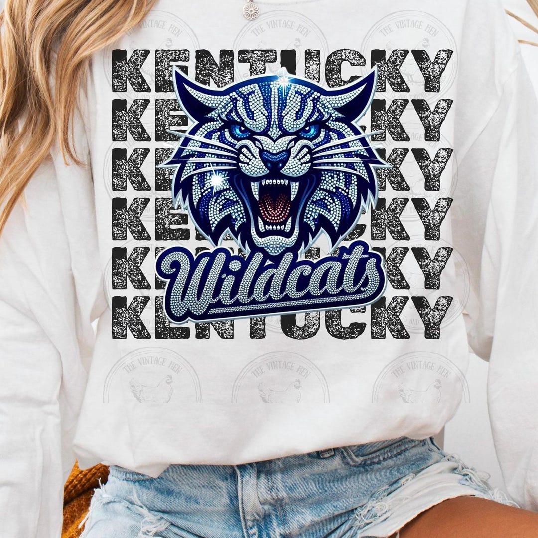 Kentucky Rhinestone Mascot Png - Etsy