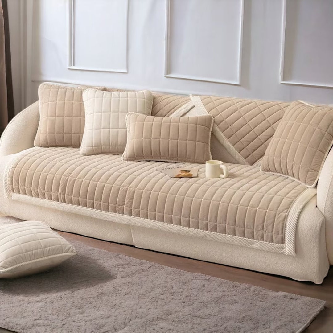 Minimal Soft Couch Covers Minimalist Couch Cover, Sectional Couch Cover ...