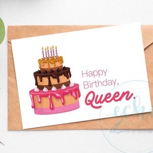 Happy Birthday Card Printable Digital Download - Etsy