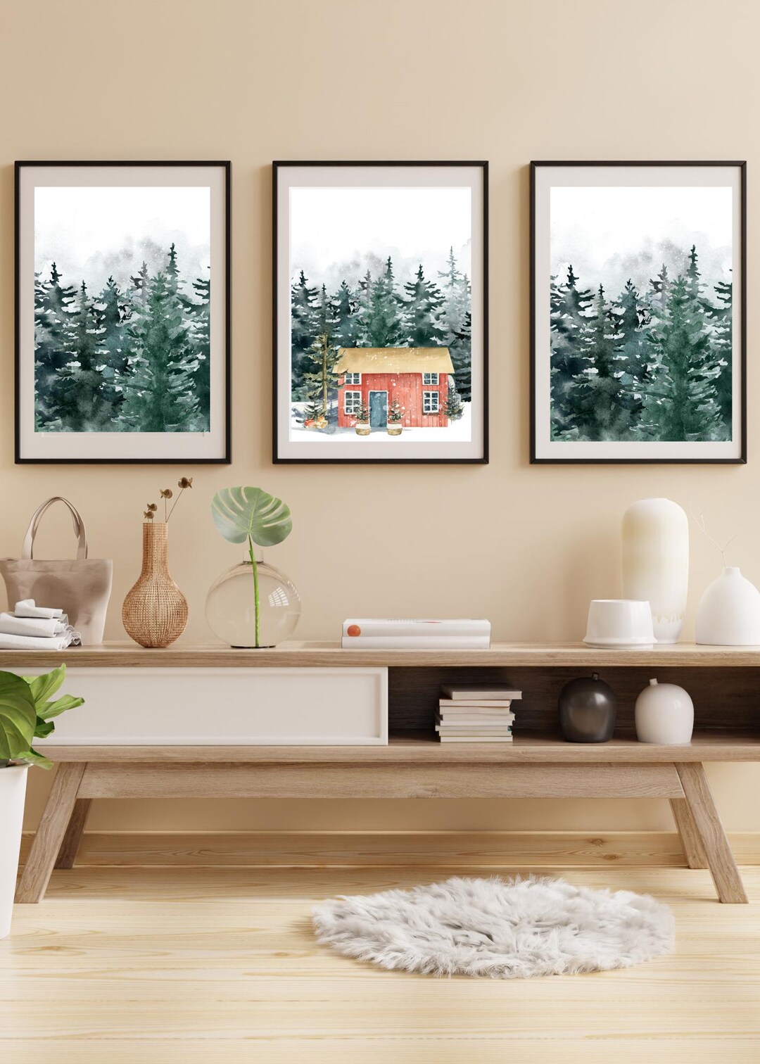Printable Christmas Wall Art - Etsy