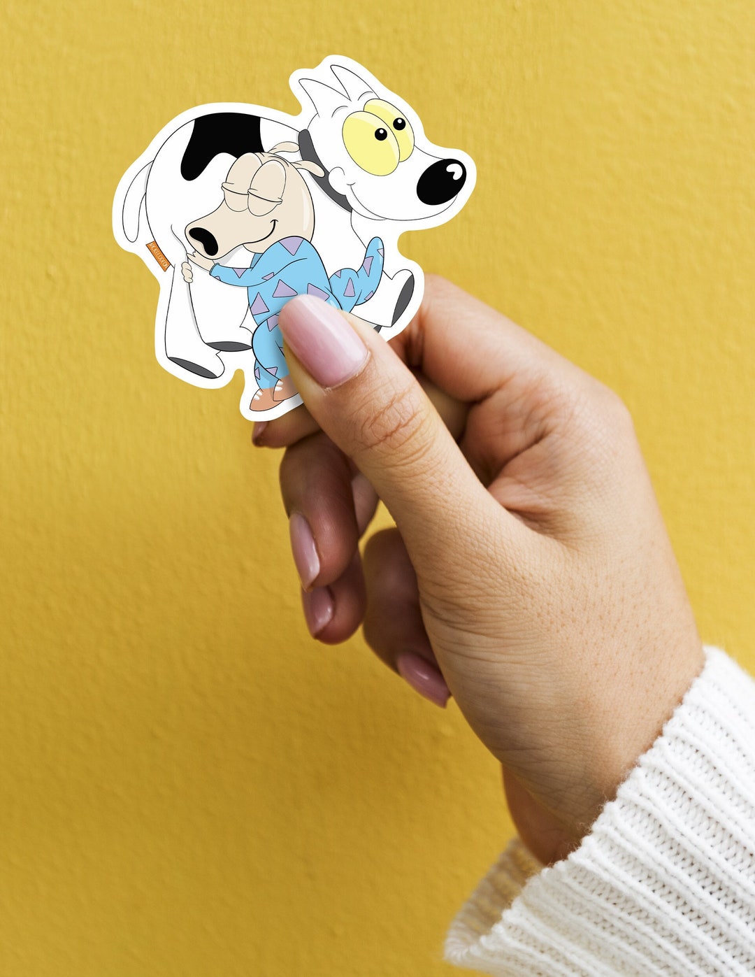 Rocko's Modern Life Sticker 3" Inch | Baby Rocko With Spunky Plush ...