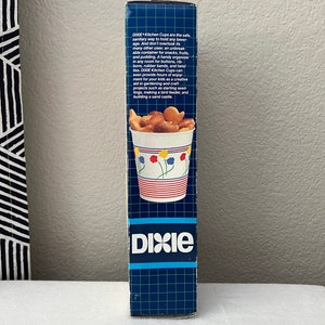 Vintage Unopened Box of 1987 Dixie Cups - 5 Oz. - Primaries Collection ...