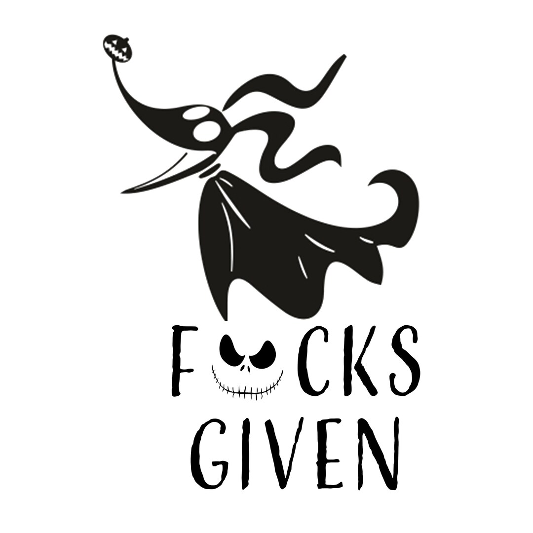 Zero F's Given Vinyl Decal - Etsy