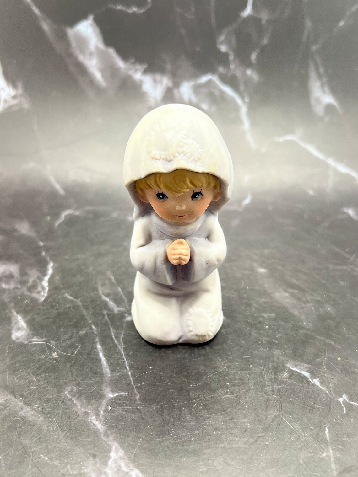 Praying Girl Ceramic Figurine / Christian Collectible / Christian ...
