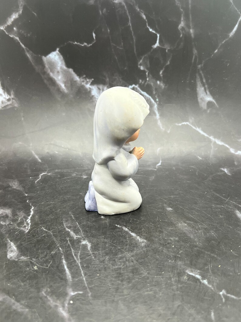 Praying Girl Ceramic Figurine / Christian Collectible / Christian ...