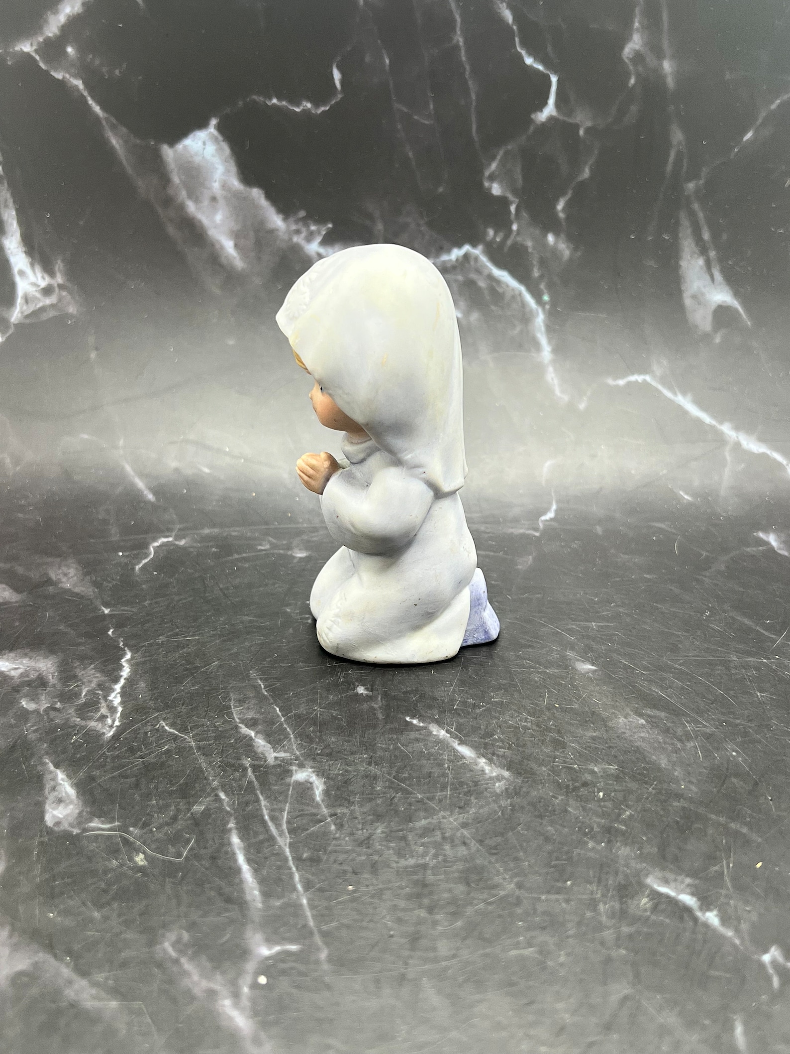 Praying Girl Ceramic Figurine / Christian Collectible / Christian ...
