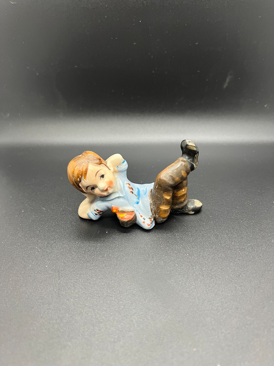 Boy Youth Ceramic Figurine / Drummer / Drum - Etsy