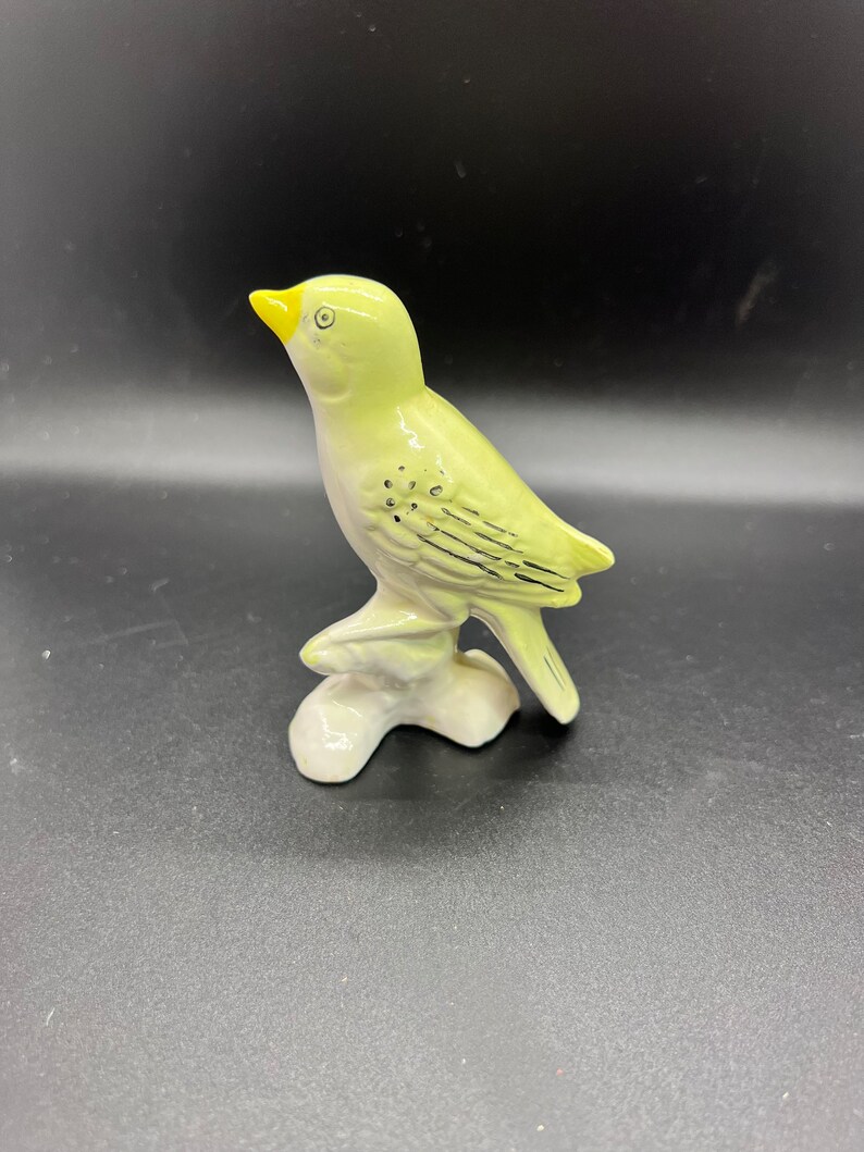 Canary Bird Made in Japan / Figurine / Home Decor / Spring Decor - Etsy