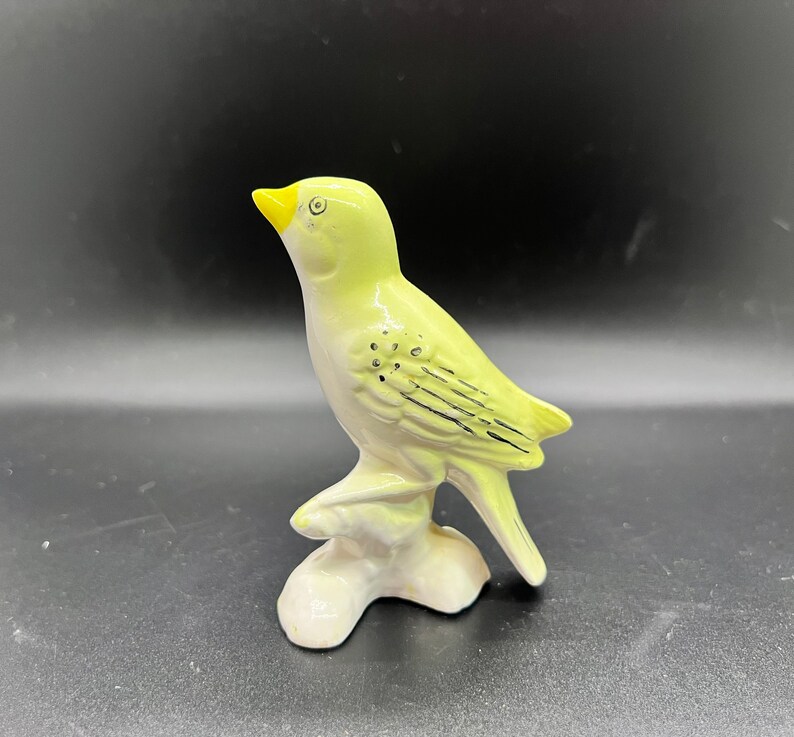 Canary Bird Made in Japan / Figurine / Home Decor / Spring Decor - Etsy
