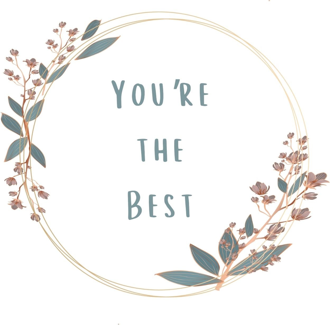 You're Best Card, Printable Card, Digital Download, Instant Card, Blank ...