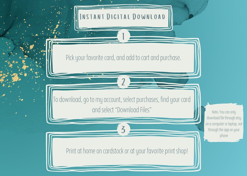 You're Best Card, Printable Card, Digital Download, Instant Card, Blank ...