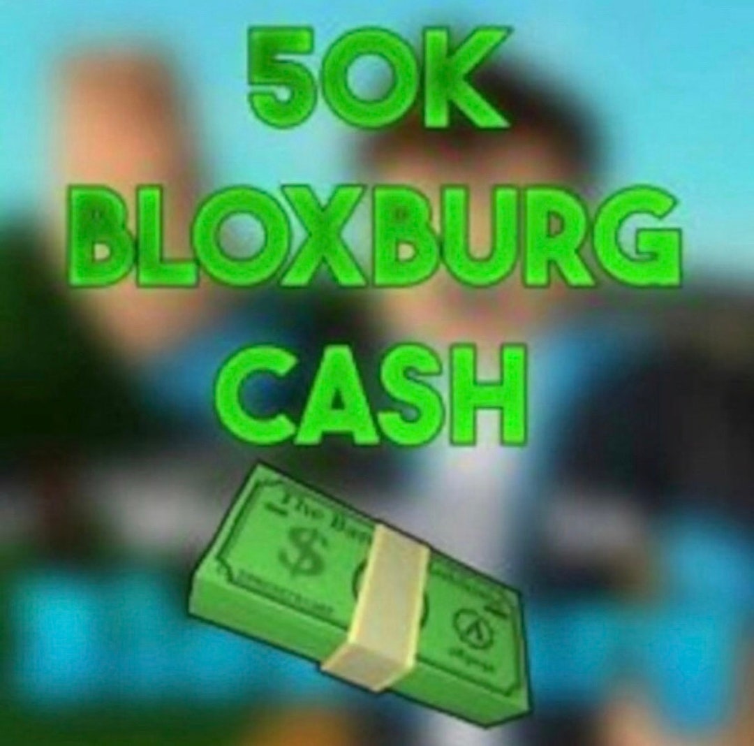 50k Bloxburg Money - Etsy