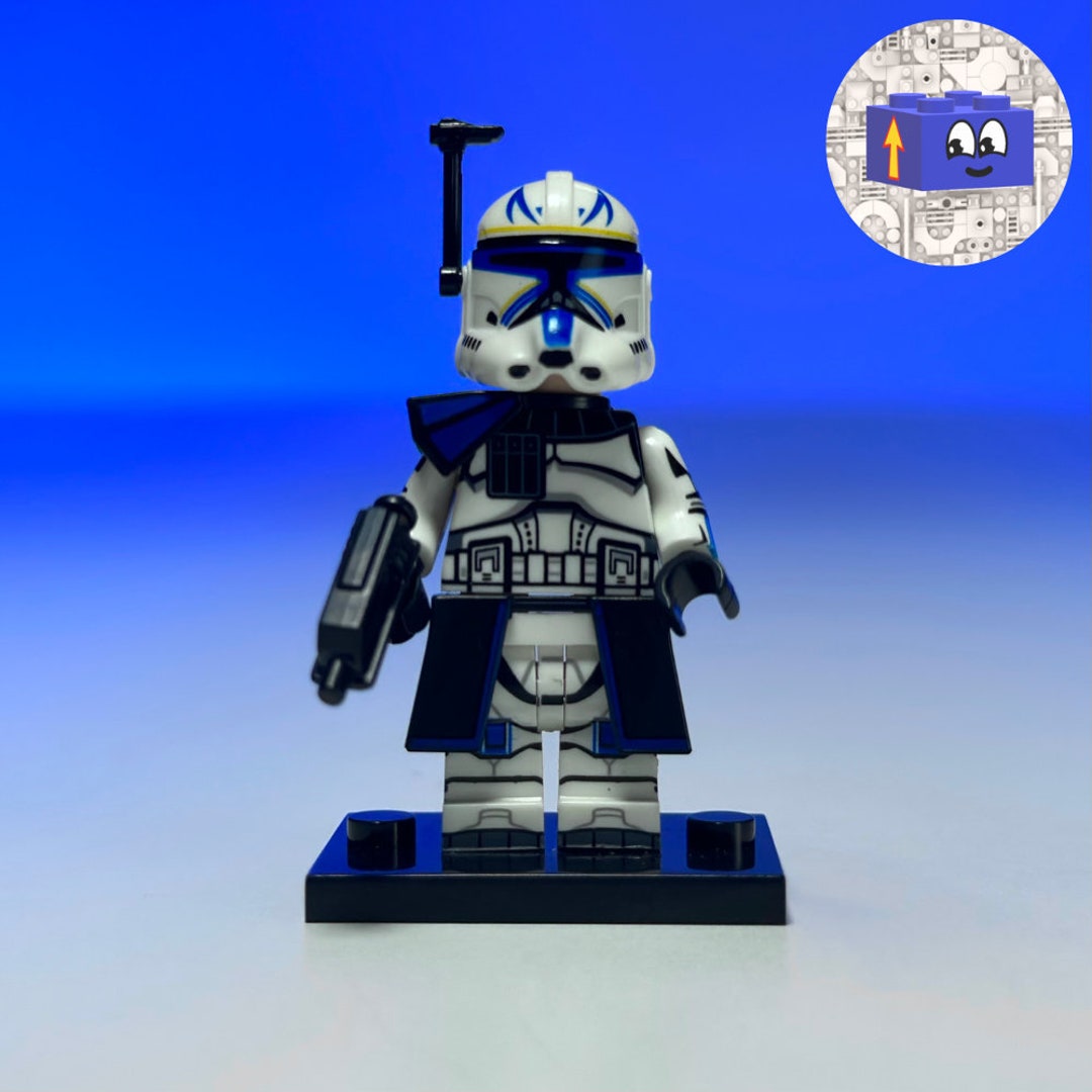 Captain Rex Minifigure Phase II Clone Trooper Star Wars Clone - Etsy ...