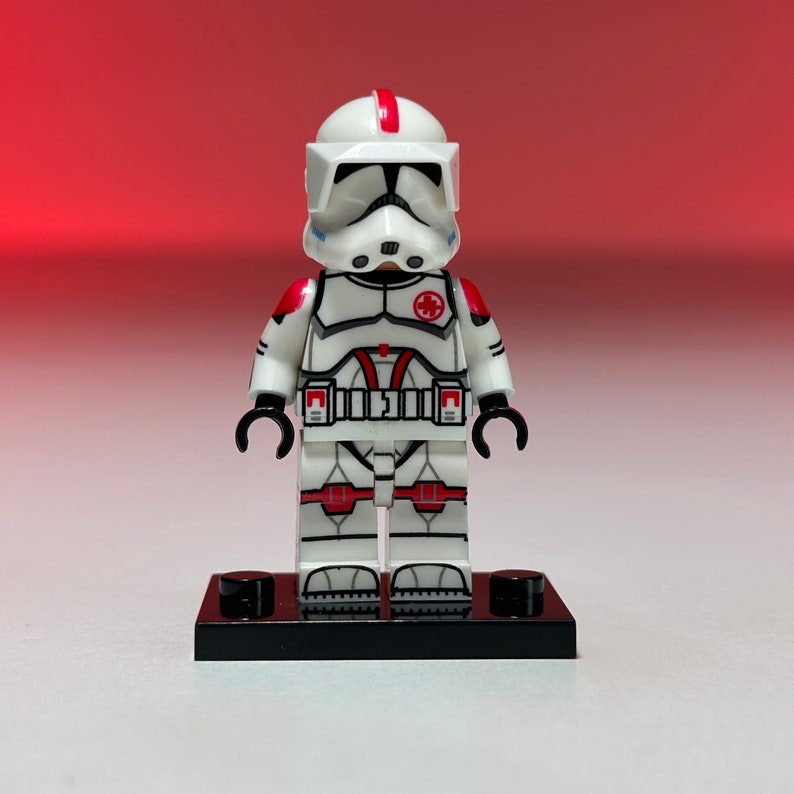 Clone Medic Trooper Minifigure Star Wars Lego Clone Wars - Etsy Clone Medic Trooper Minifigure Star Wars Lego Clone Wars - Etsy