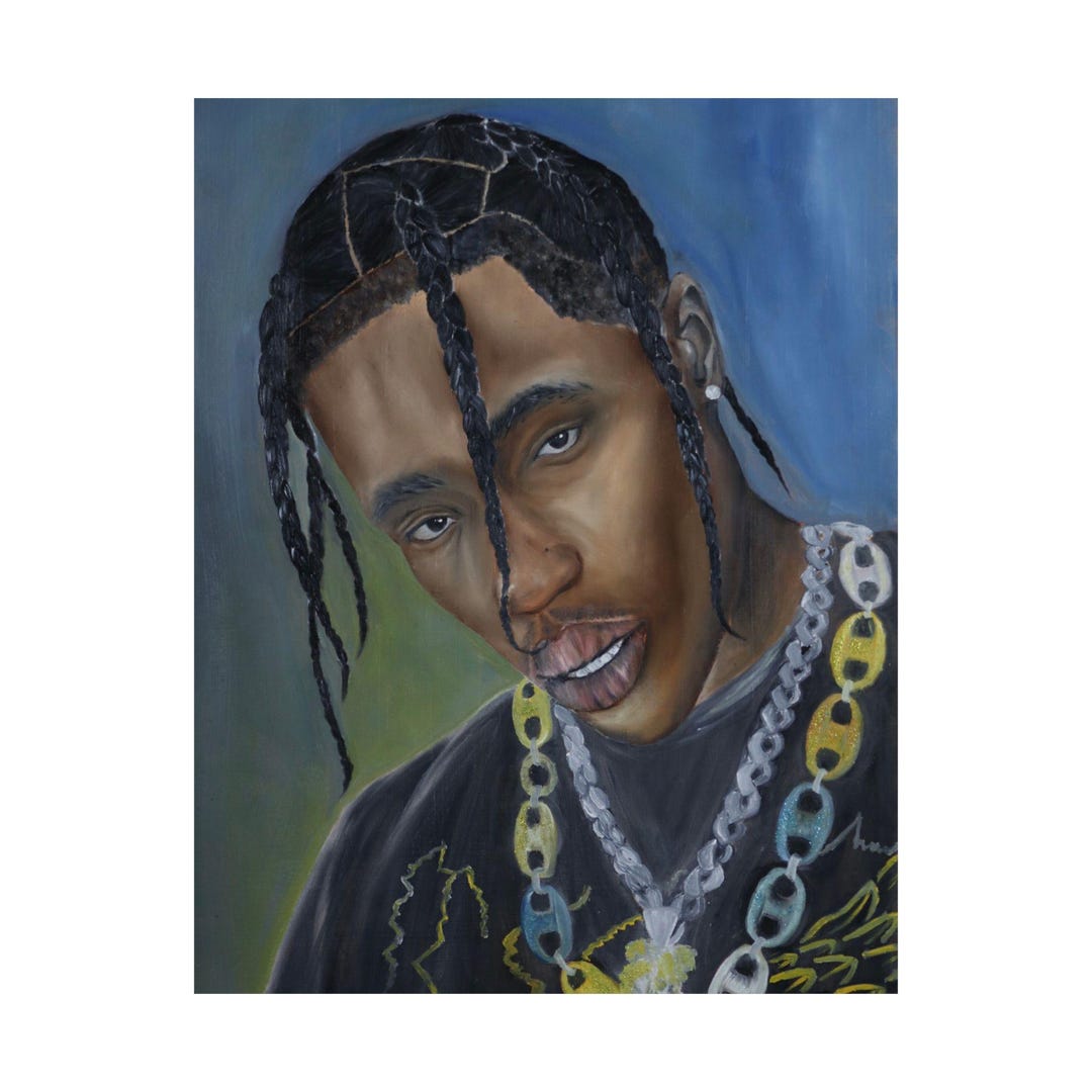 Utopia Art, Travis Scott Painting, Travis Scott Fan Art, Hi-hop Lovers ...