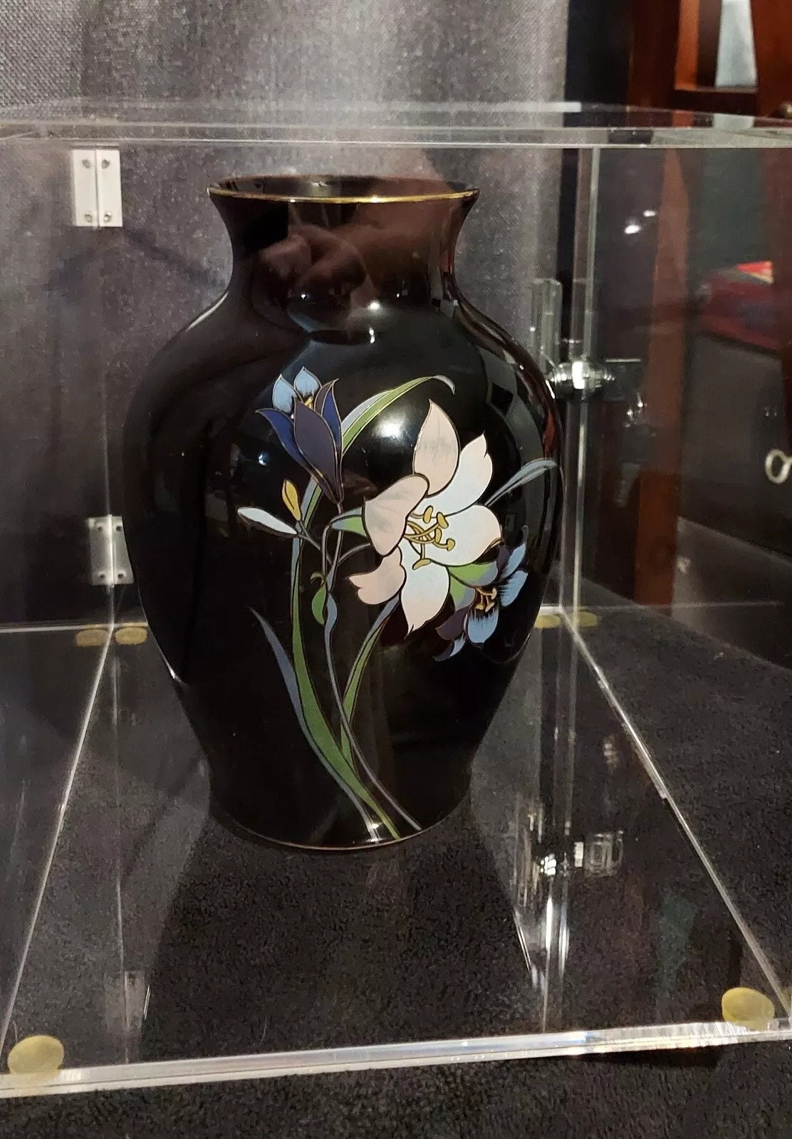 Clear Acrylic Display Case With Lock Countertop Box 12*9.5*10.5IN ...