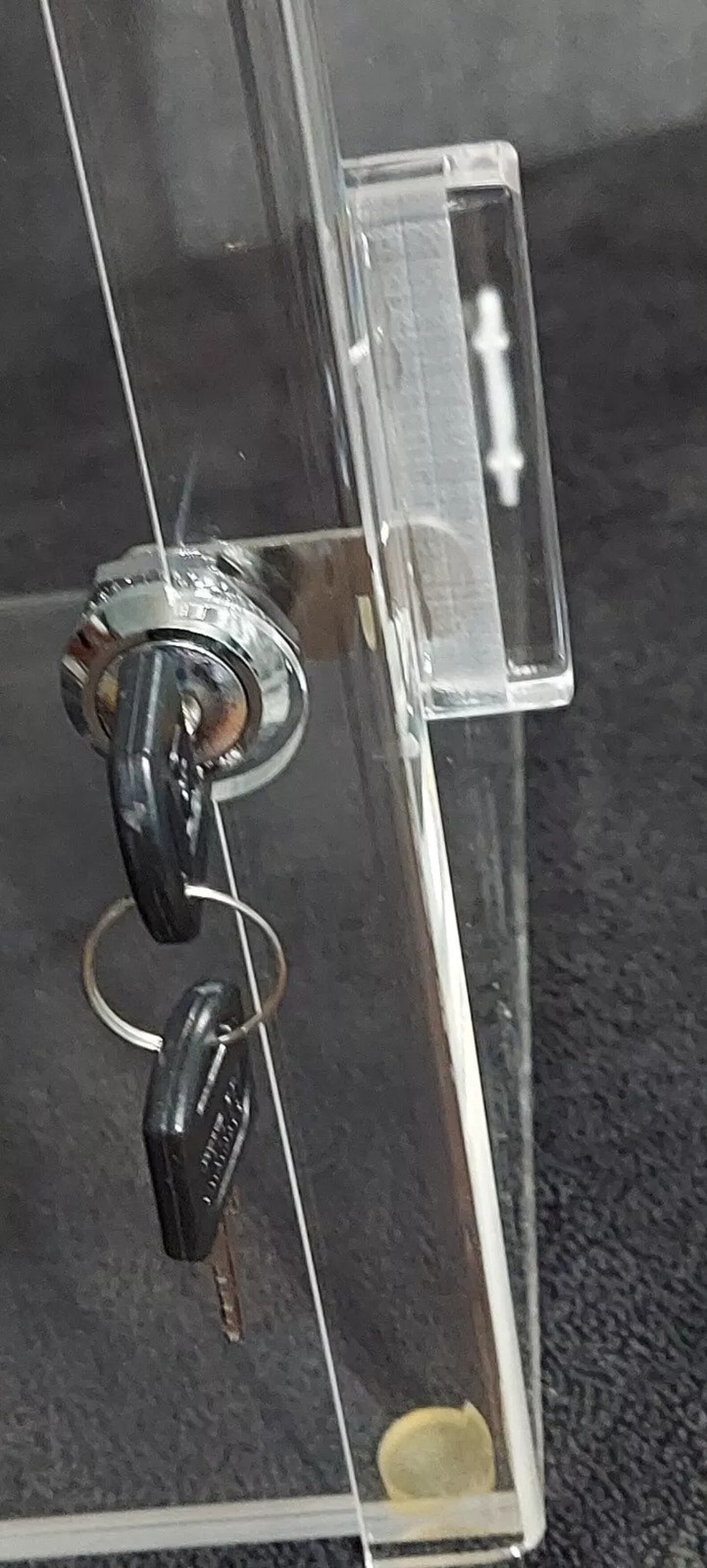 Clear Acrylic Display Case With Lock Countertop Box 12*9.5*10.5IN ...