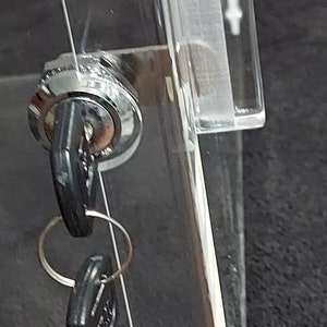 Clear Acrylic Display Case With Lock Countertop Box 12*9.5*10.5IN ...