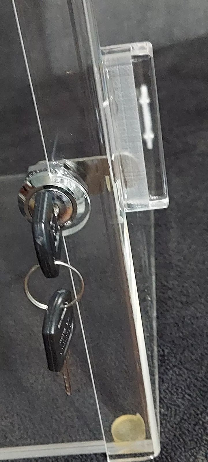 Clear Acrylic Display Case With Lock Countertop Box 12*9.5*10.5IN ...