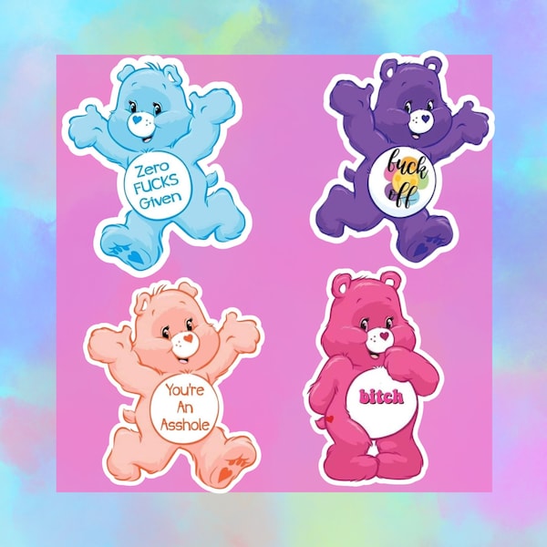 Care Bear Swear Words - Etsy