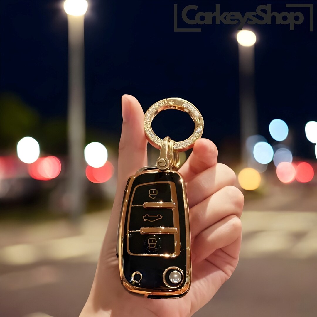 Key Fob Cover for Audi, Car Key Cover, Stylish TPU Key Case, Keychain ...