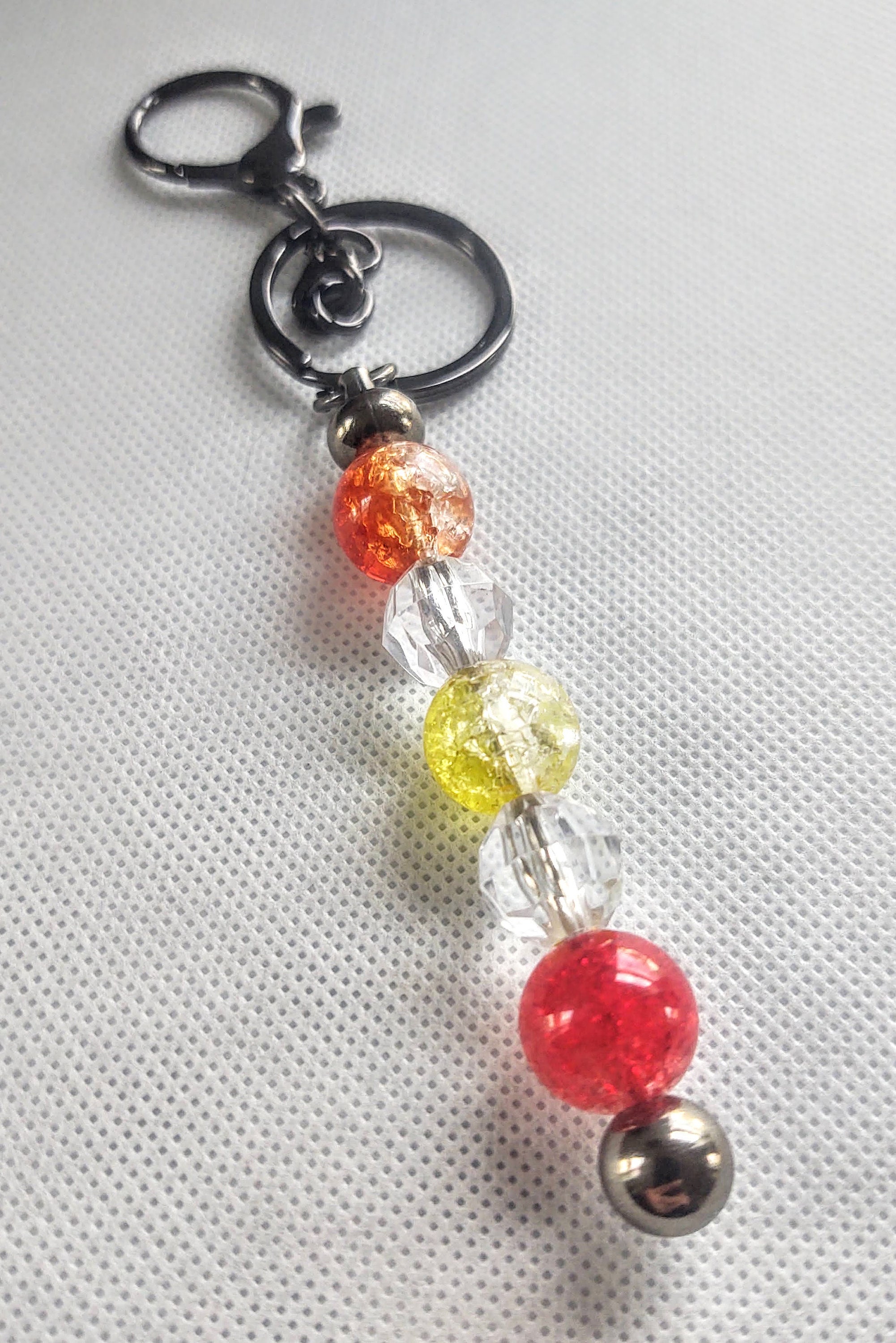 Stunning Beaded Keychains on a Black Post. Be the First Among Your ...