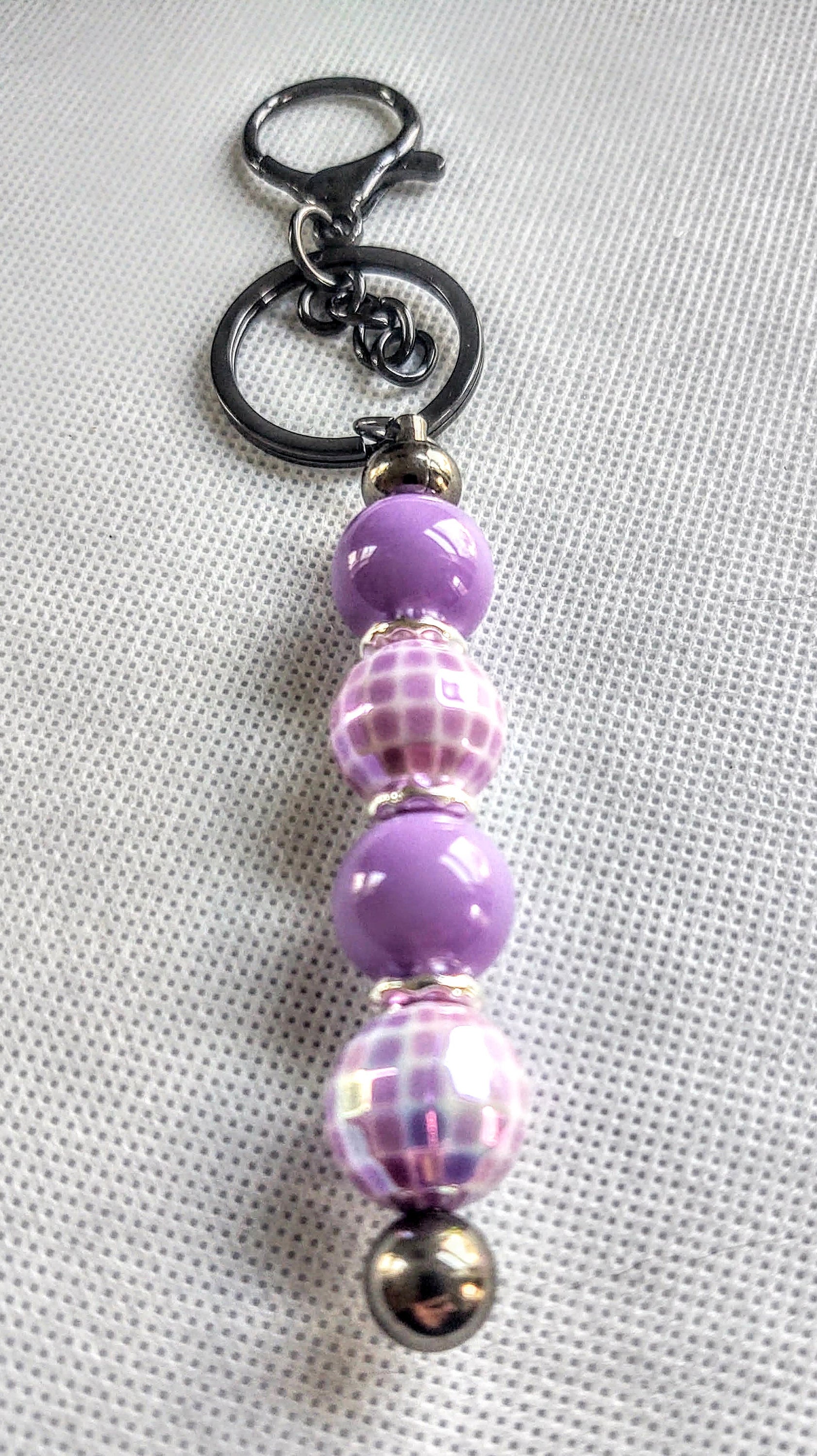 Stunning Beaded Keychains on a Black Post. Be the First Among Your ...