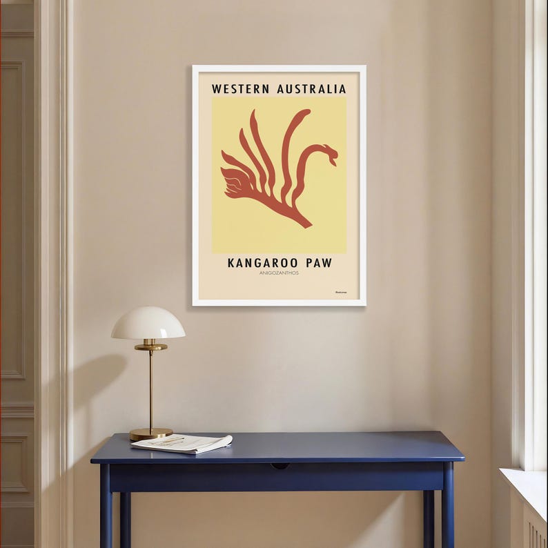 Kangaroo Paw Art Print | Australian Native Flora | Kambarang Noongar ...