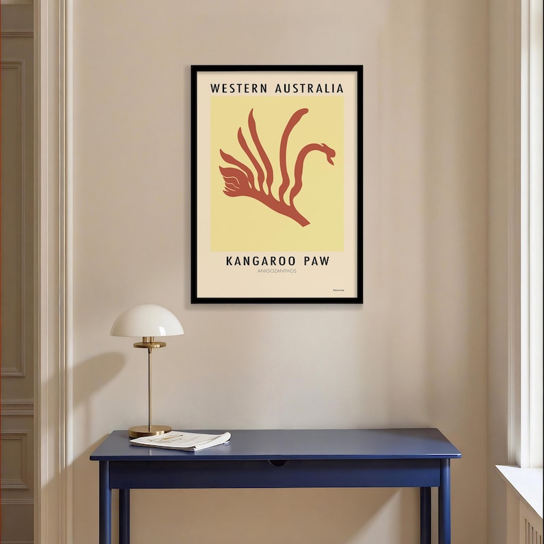 Kangaroo Paw Art Print | Australian Native Flora | Kambarang Noongar ...