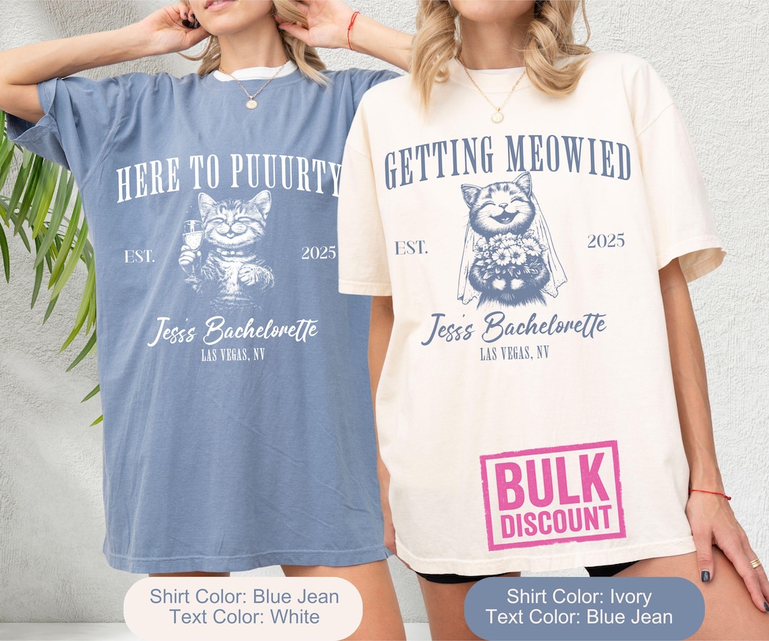 Bachelorette Cat Shirt, Custom Location Bachelorette Shirt, Getting ...