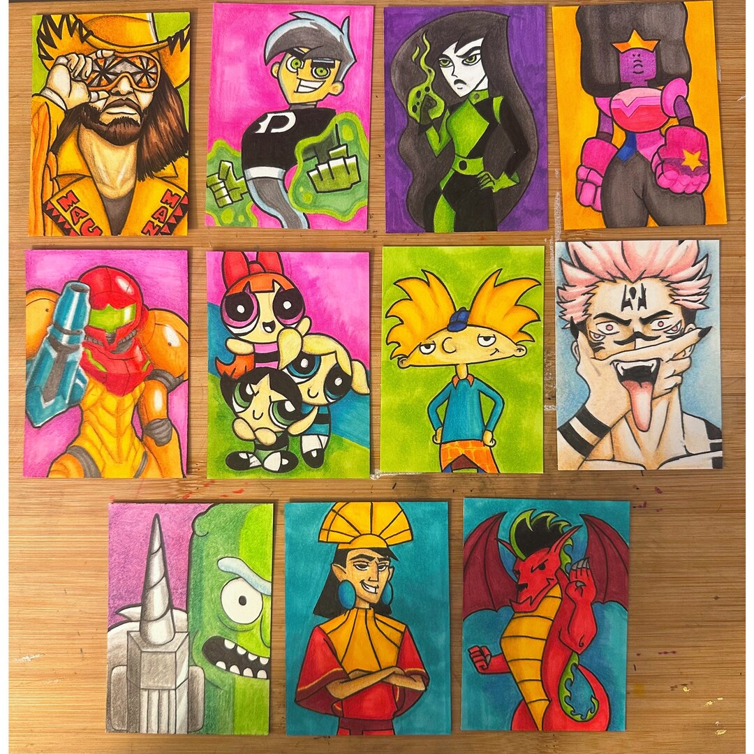 Custom Sketch Card - Etsy