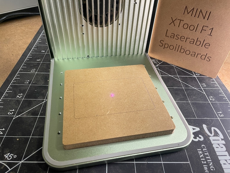 Xtool F1 Laser Spoilboard Set: MDF Wasteboard for Etching, Jigs - Etsy