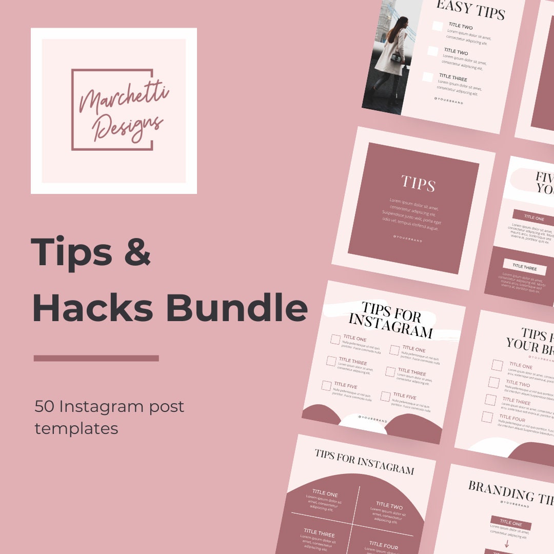 Lead Magnet Instagram Post Templates Canva - Etsy