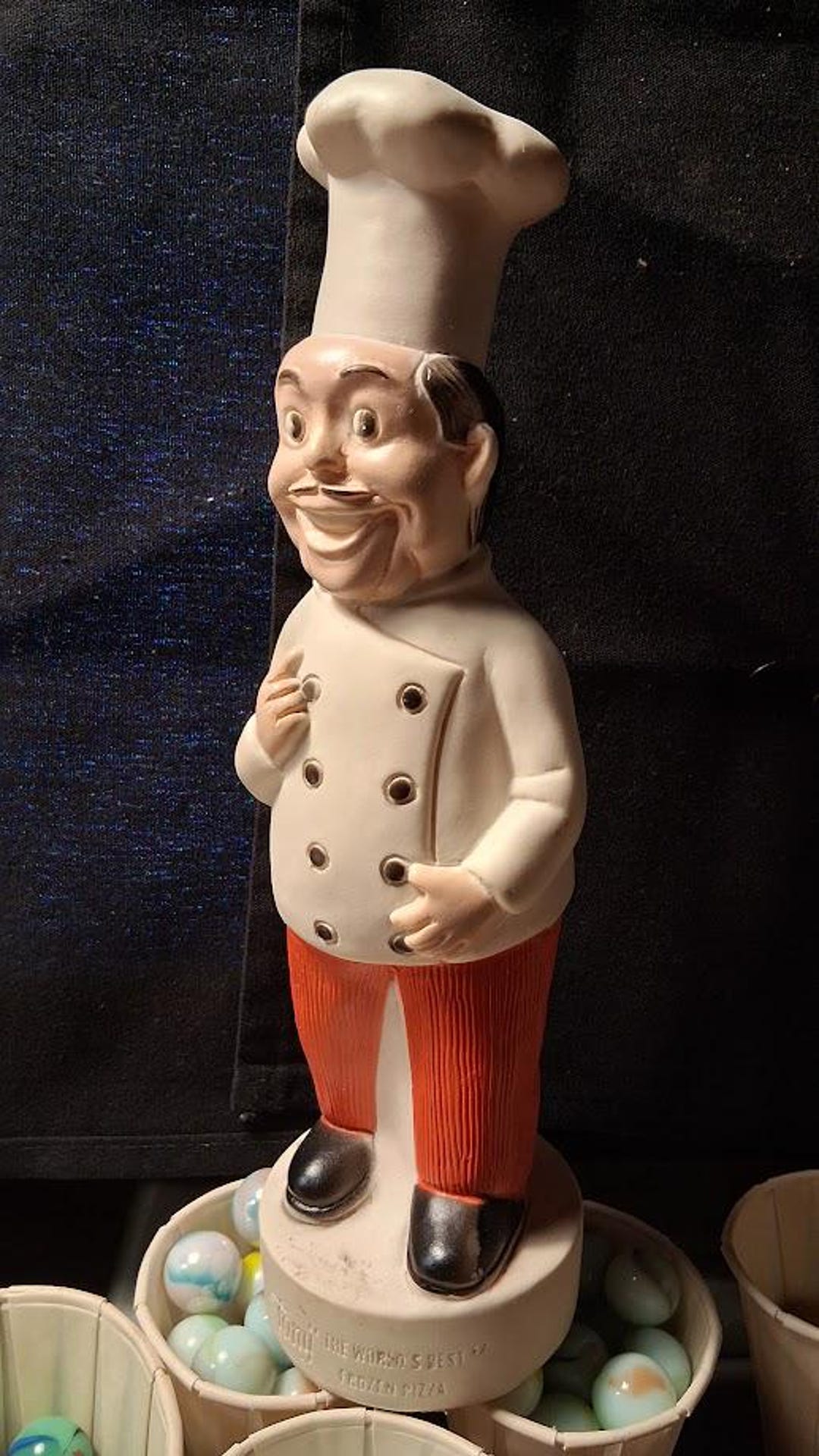 Vintage Tony's Pizza Advertising Figurine – 1973 KXOK Radio Contest ...