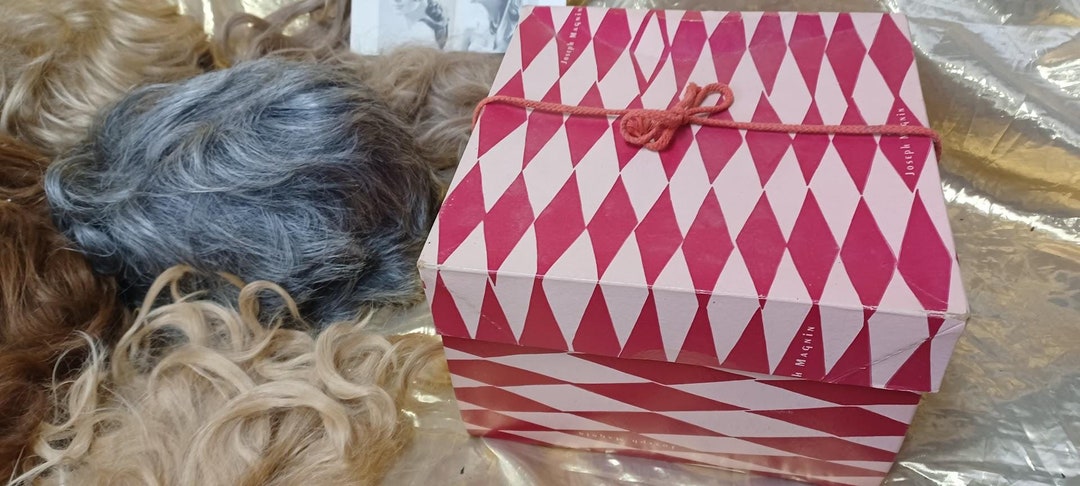 6 Vintage Wigs From the 50's & 60's! Most Say "hand Made With HUMAN ...