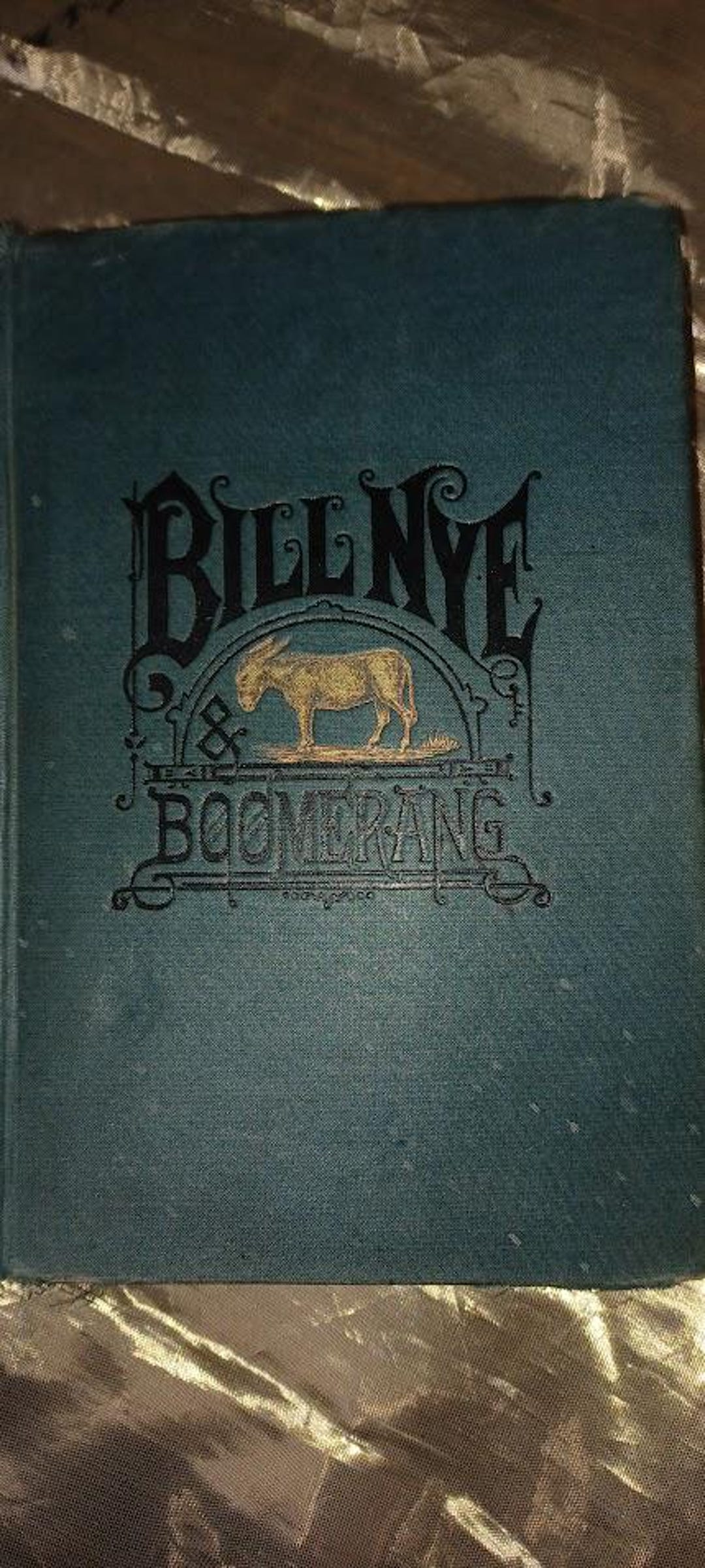 Bill Nye and Boomerang Antiquarian Book - 1881 Illustrated Hardcover - Etsy