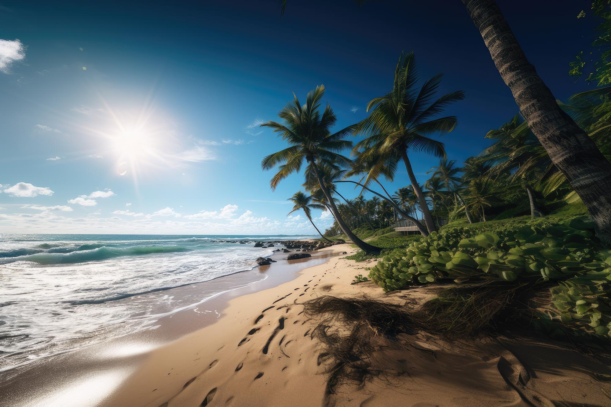 Nature / Beach View - Natural Scenery, Beach Life, Palm Trees, Tropical ...