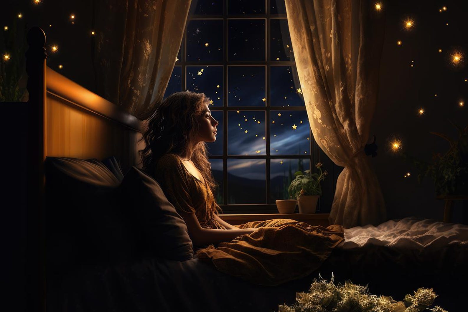 Magical Evening - Mystical Digital Art - Etsy