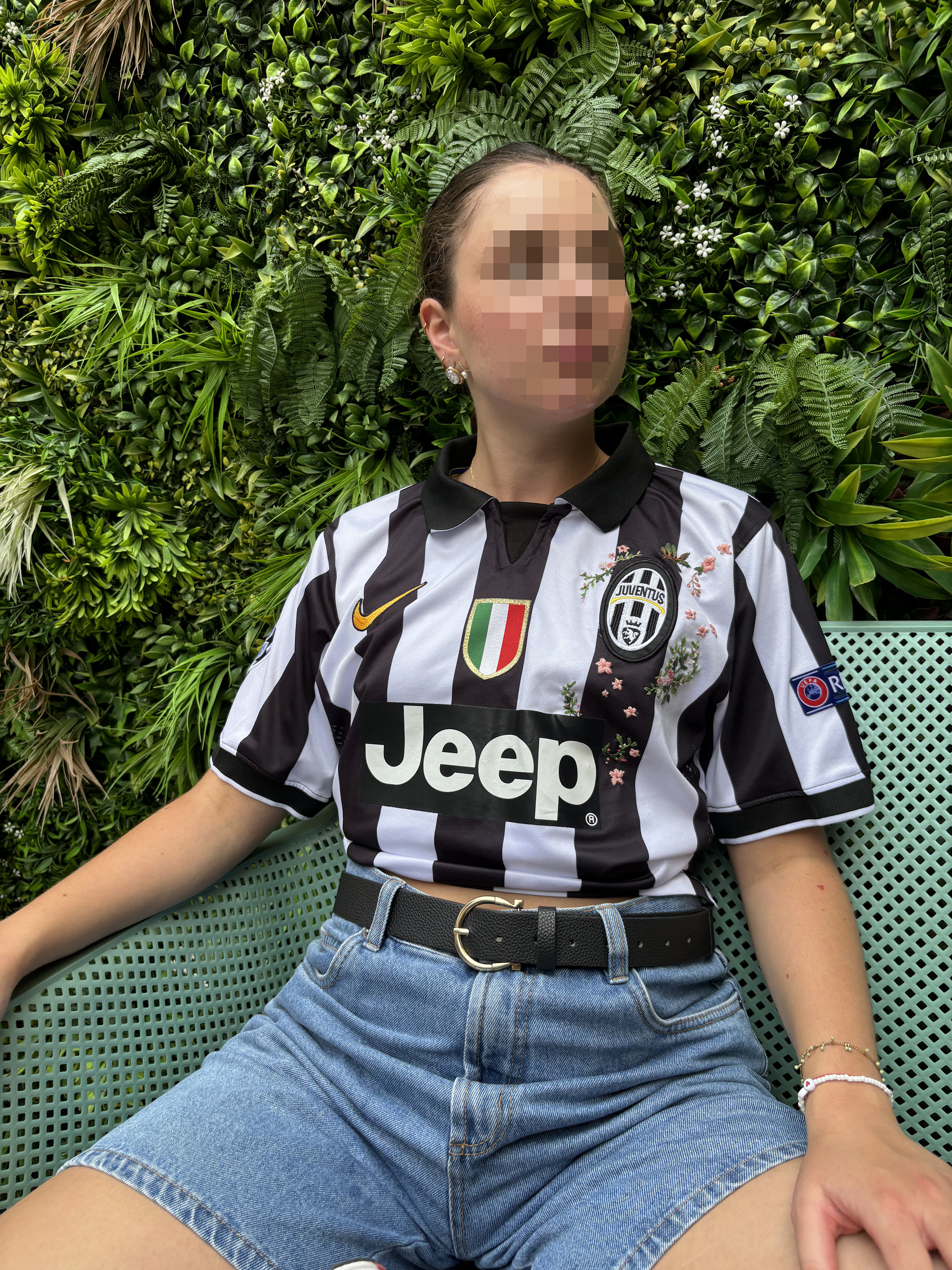 Retro Jersey Hand Stitched Embroidery Custom Floral / Italy / Summer - Etsy