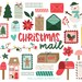 Christmas Mail Clipart & Paper Set Digital Clipart Scrapbooking Planner ...