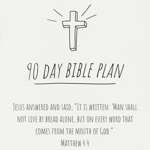 Printable 90 Day Bible Reading Plan With Checklist; Download and Edit ...