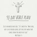 Printable 90 Day Bible Reading Plan With Checklist; Download and Edit ...