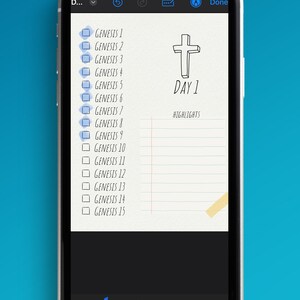 Printable 90 Day Bible Reading Plan With Checklist; Download and Edit ...