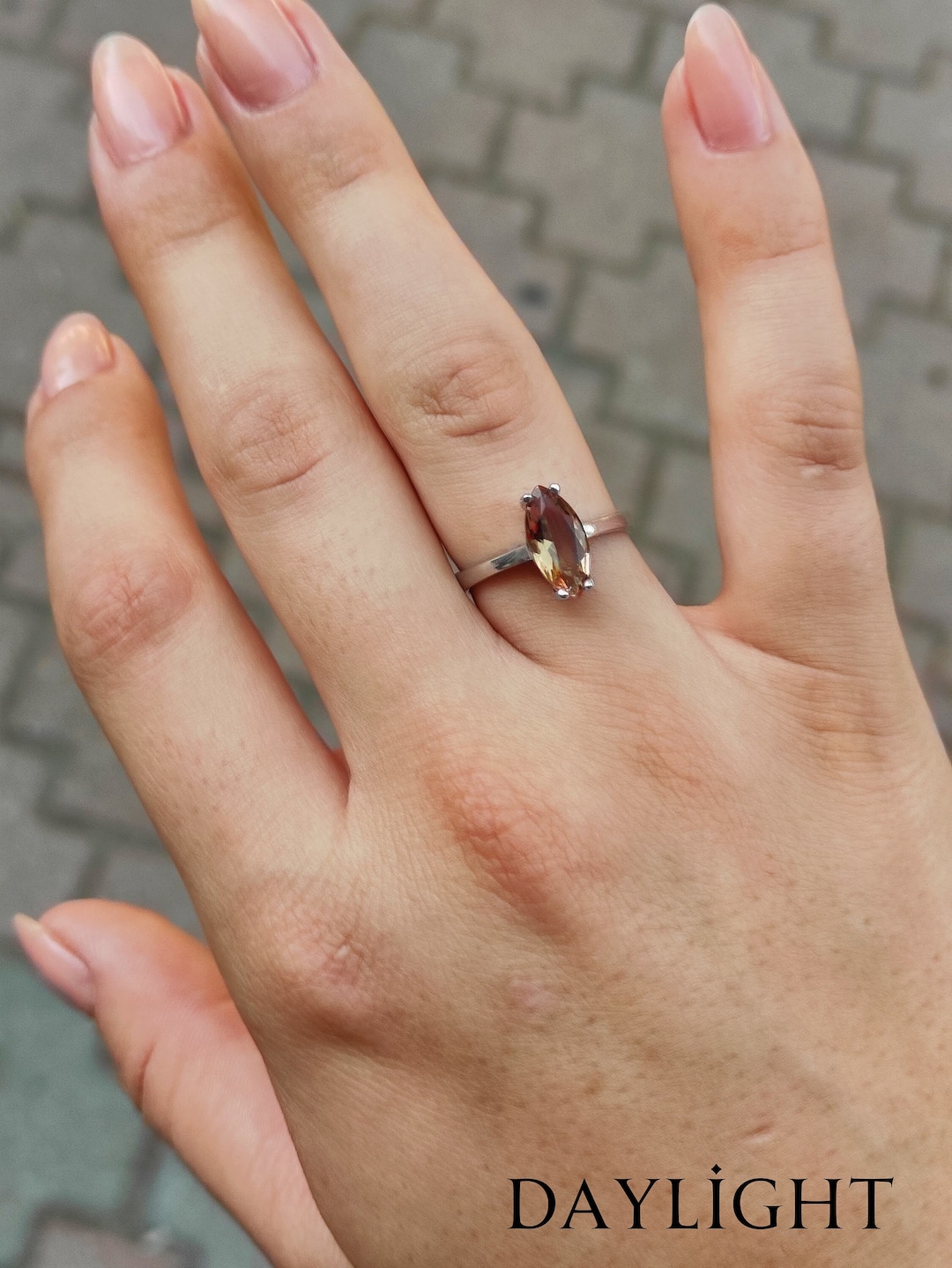 Minimalist Turkish Diaspore Zultanite Silver Ringgemstone - Etsy