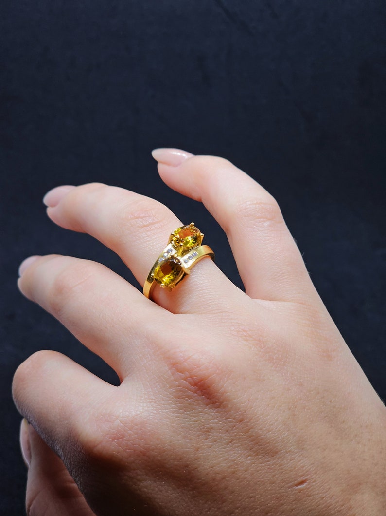 Zultanite Magic: Color-changing Gemstone Ring Turkish Diaspore Elegance ...