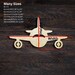 Wooden Jet Plane Shape: Unfinished Wood Craft Project - Etsy