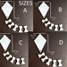 Wooden Kite Shape With Bows: DIY Craft Project - Etsy