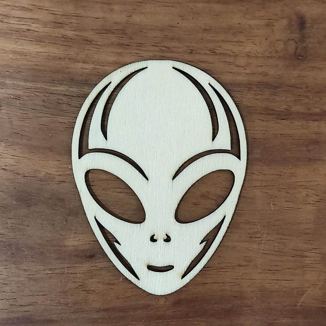 Wooden Alien Die Cut Craft Projects Wooden Extra-terrestrial Decor ...