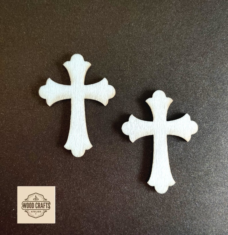 Die Cut Wooden Cross Wooden Craft Supplies Craft Projects Wooden Crown ...